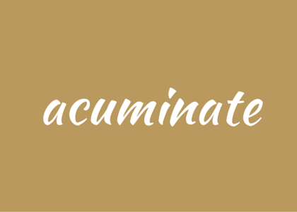 Acuminate - www.writingredux.com