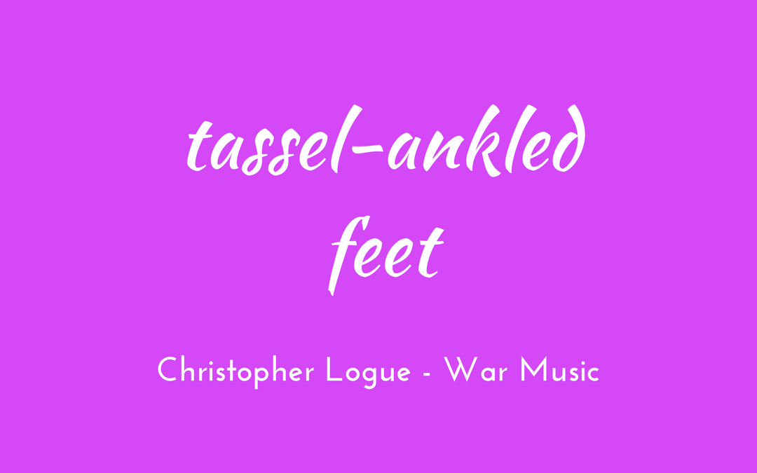 Tassel-ankled feet - www.writingredux.com