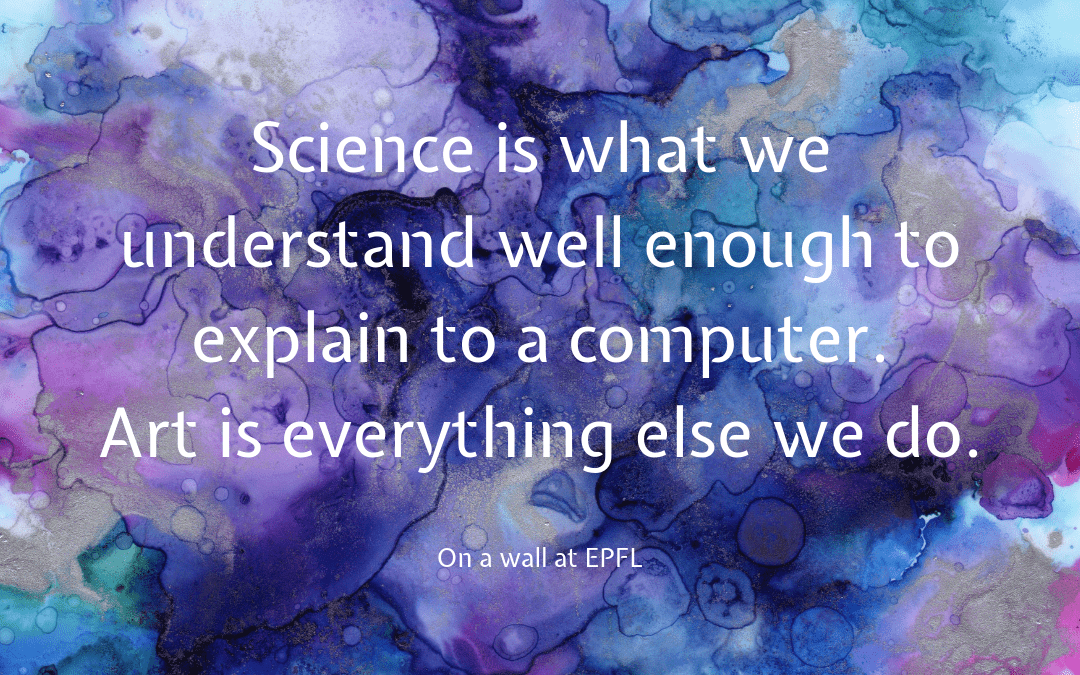 Of science and art - www.writingredux.com